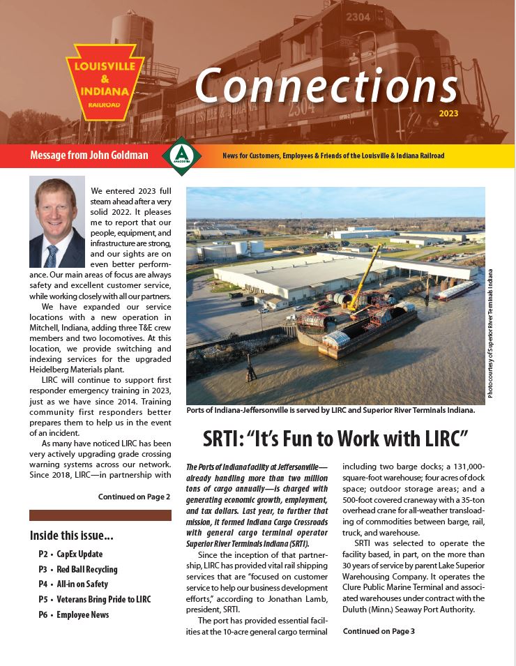 LIRC Connections – 2023 Newsletter – Anacostia Rail Holdings
