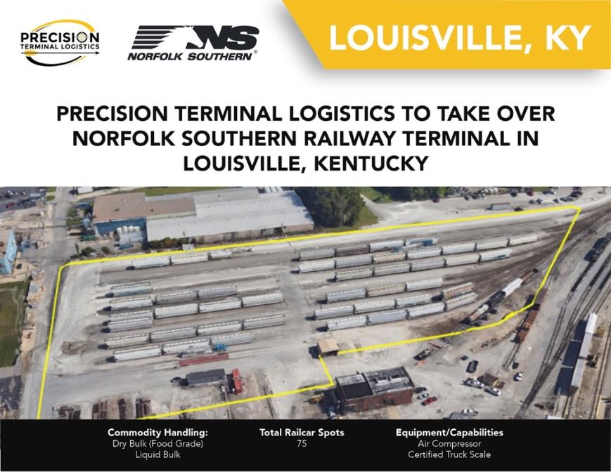 Precision Terminal Logistics Enters Agreement with Norfolk Southern to ...